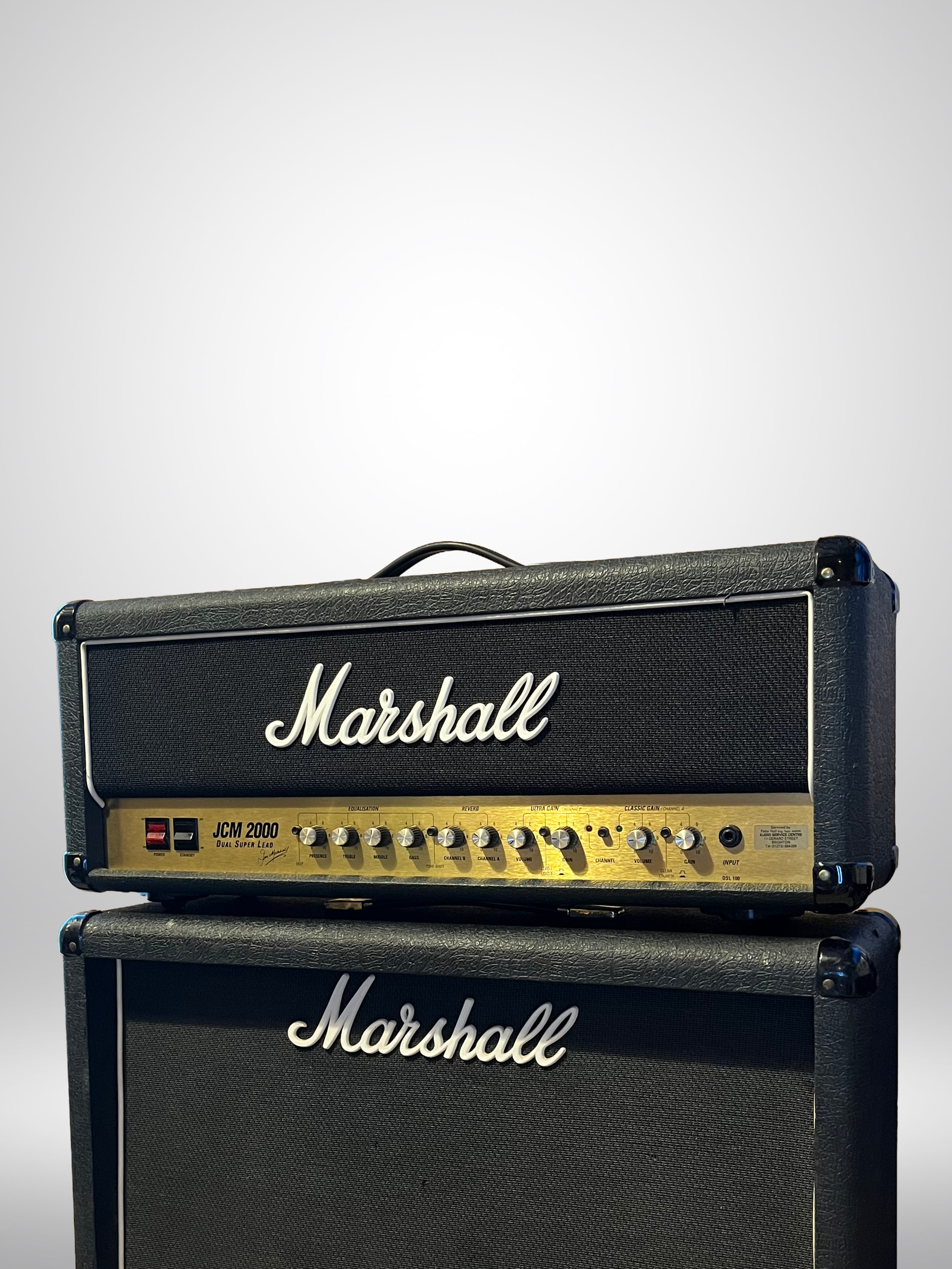 Marshall JCM 2000 DSL 100 Dual Super Lead 2-Channel 100W Amp Head – The ...