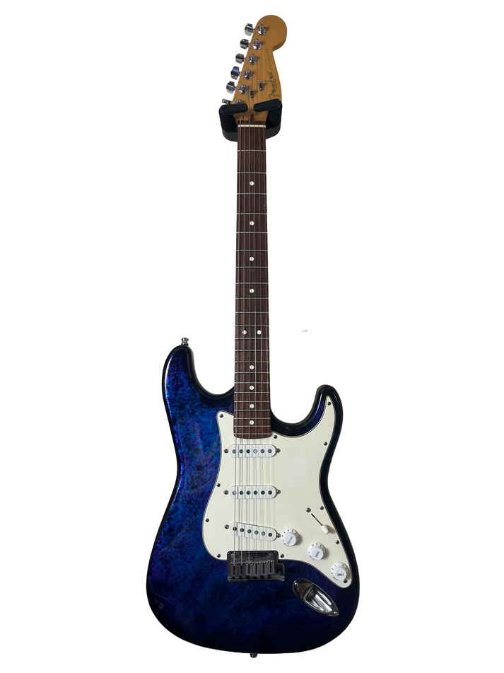 Fender USA Aluminium Stratocaster 40th Anniversary, Blue Tie Dye, RARE ...